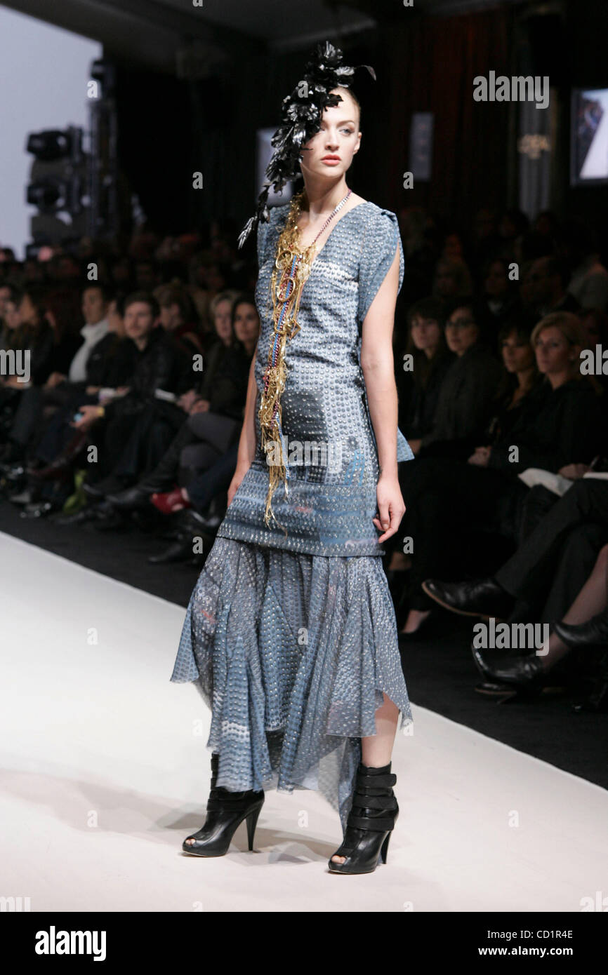 October 24, 2008 - Toronto, Ont Designer Morales show off their 2009 ...