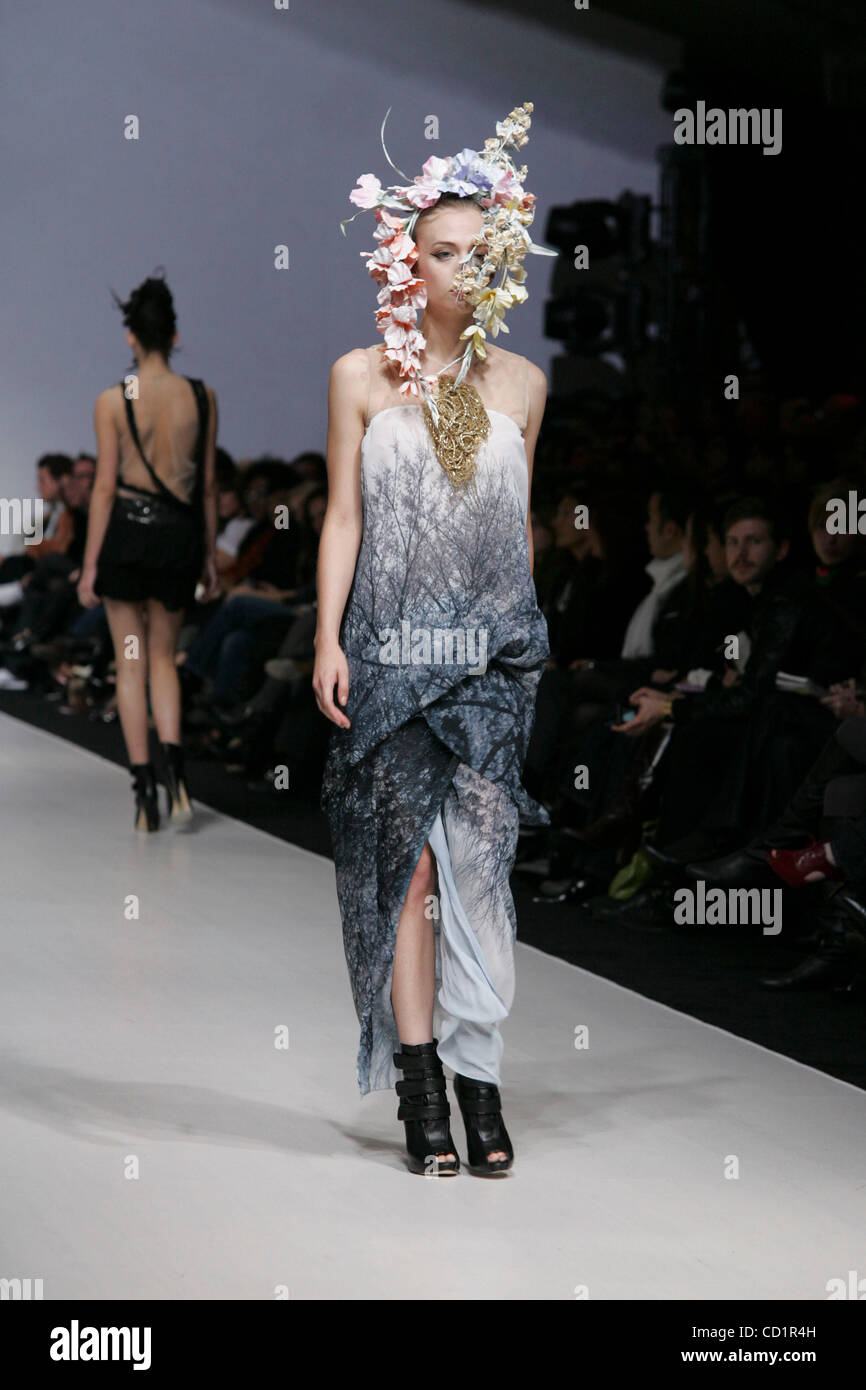 October 24, 2008 - Toronto, Ont Designer Morales show off their 2009 ...