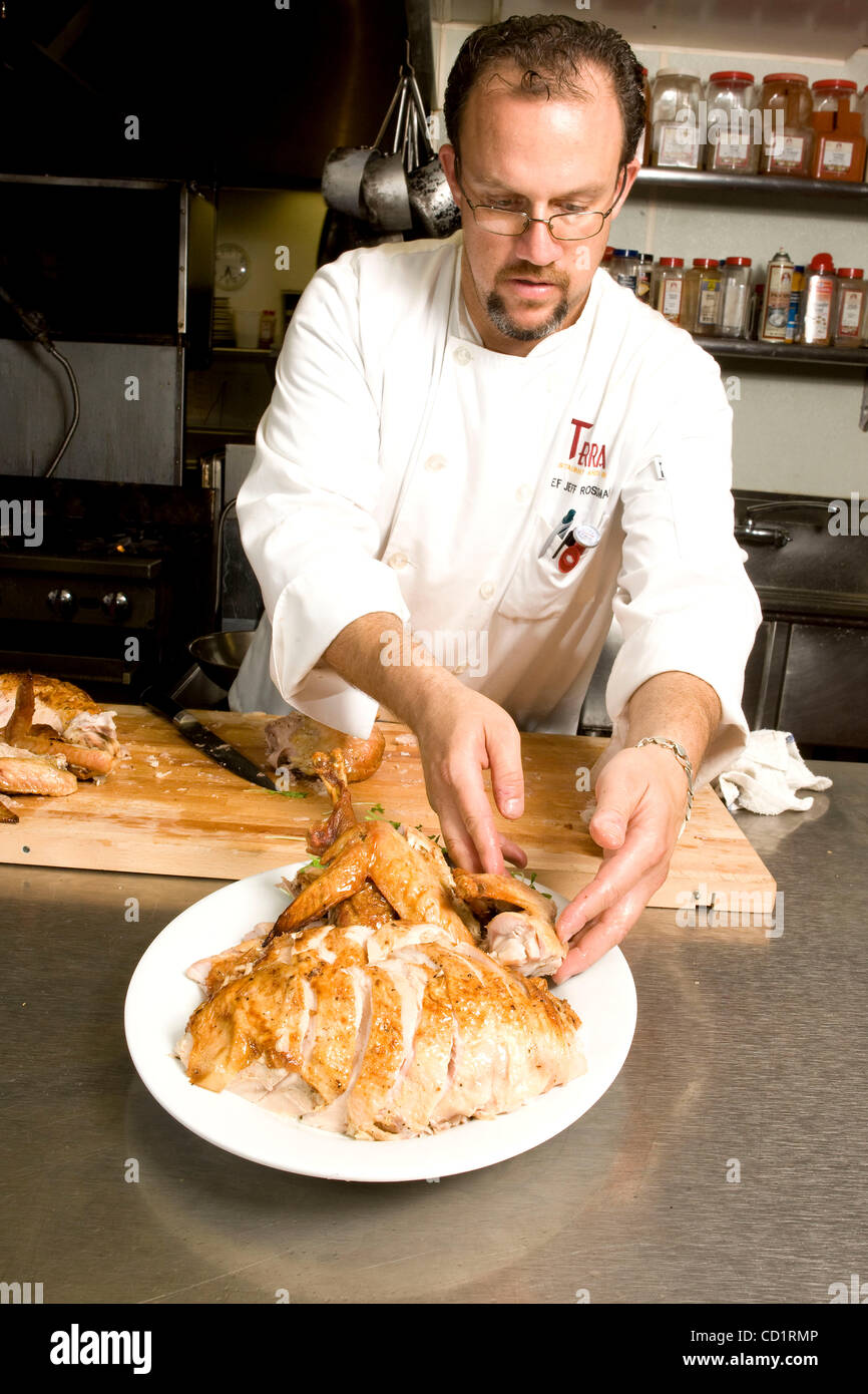 October 26, 2008 San Diego California USA Jeff Rossman, Chef/owner of ...