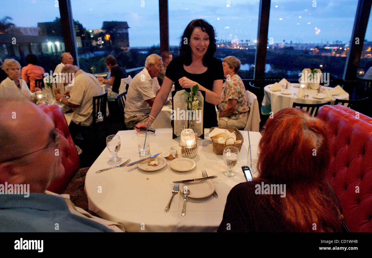 October 30, 2008, Oceanside, CA. The landmark Flying Bridge restaurant ...