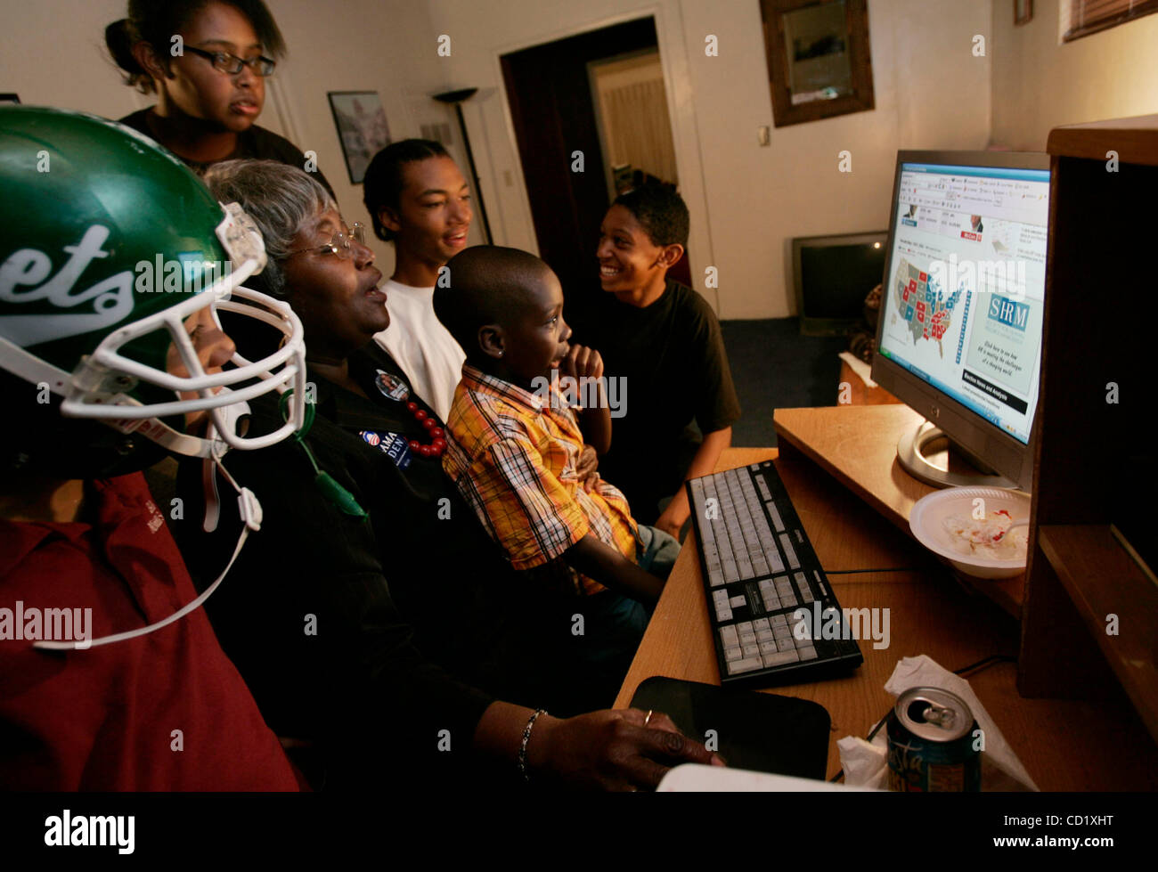 2008 election map hi-res stock photography and images - Alamy