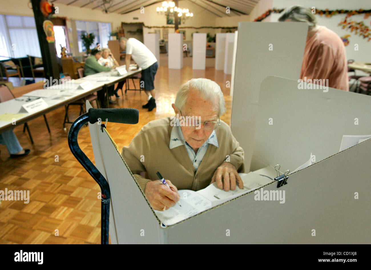 Old voting booth hi-res stock photography and images - Alamy