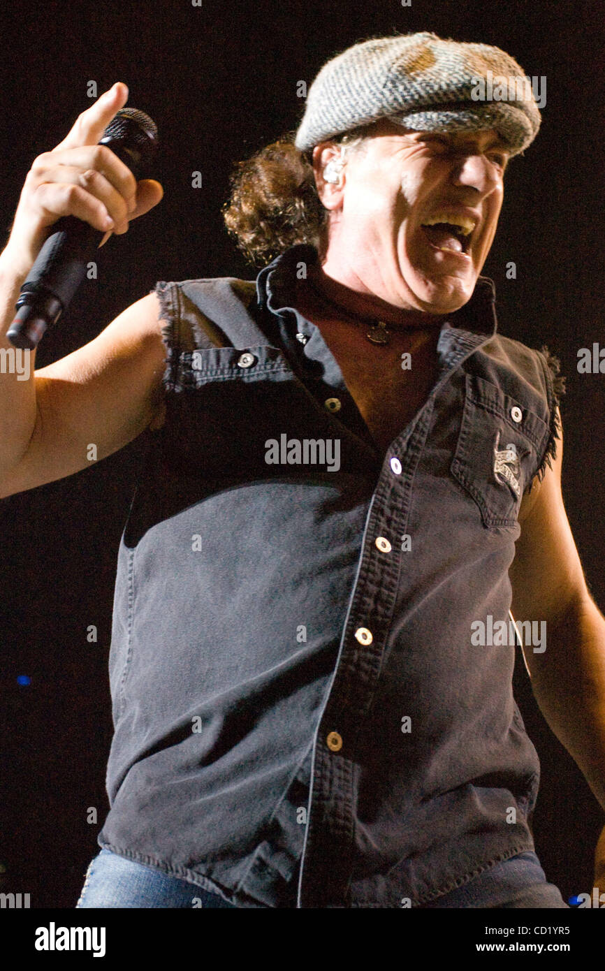 November 7, 2008 - Toronto, Ont AC DC with front man vocalist Brian ...