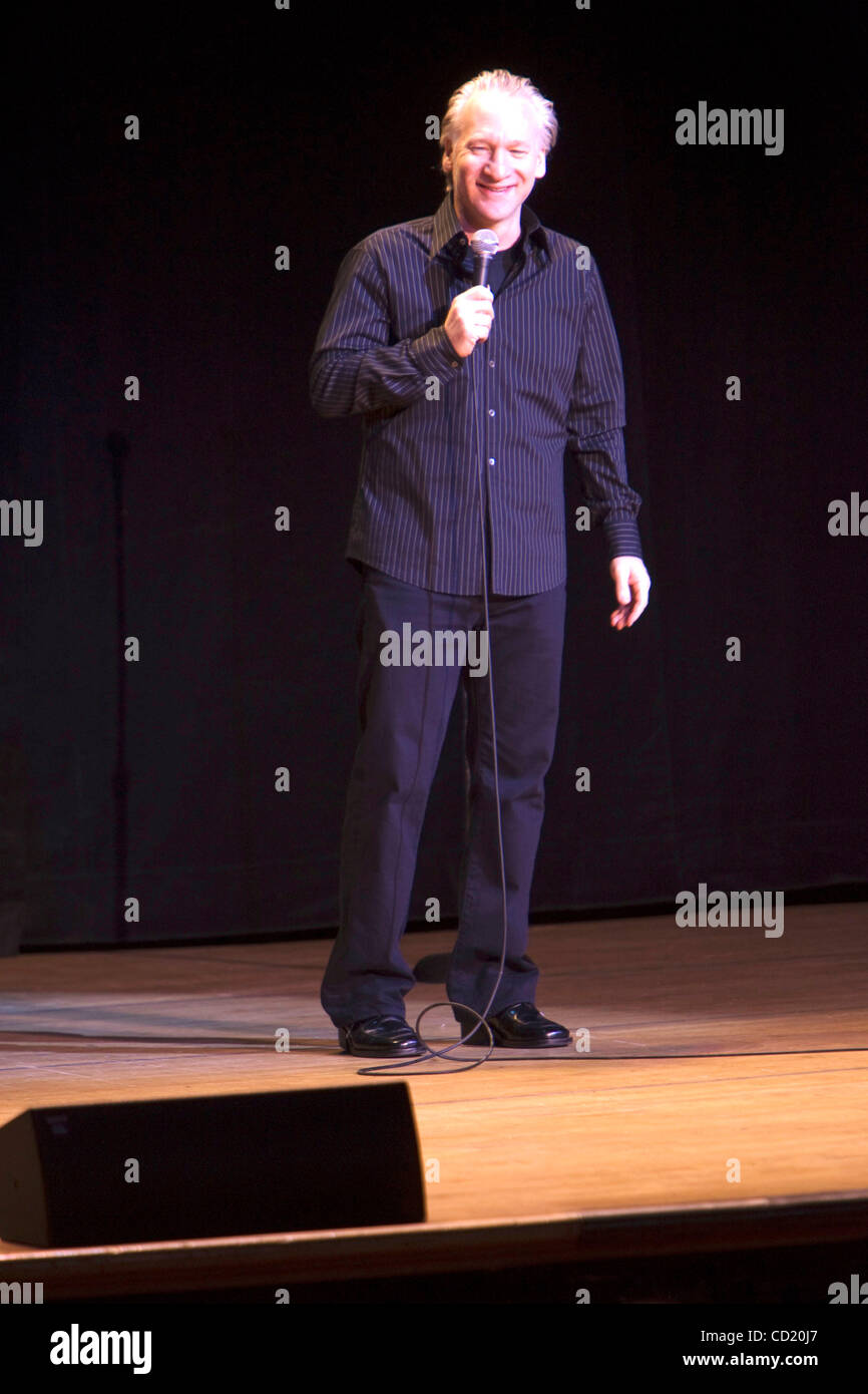 November 9, 2008 - Toronto, Ont Comedian Bill Maher performed his stand ...