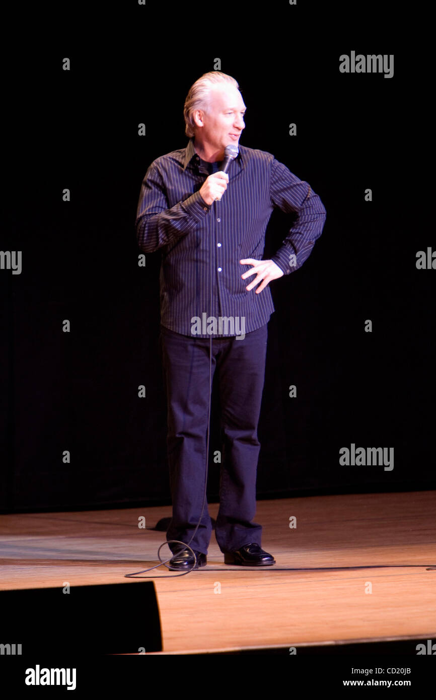 November 9, 2008 - Toronto, Ont Comedian Bill Maher performed his stand ...