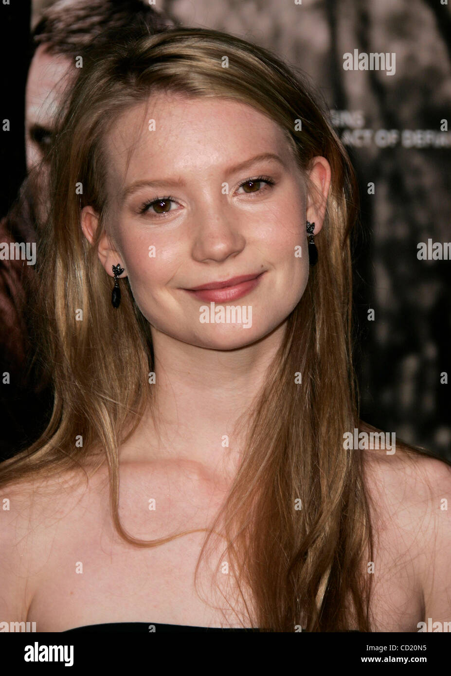 Nov 9, 2008 - Hollywood, California, USA - Actress MIA WASIKOWSKA arriving to AFI Film Festival ...