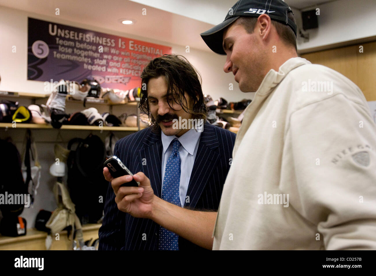 November 19, 2008 Anaheim California USA Washington Capitals George ...