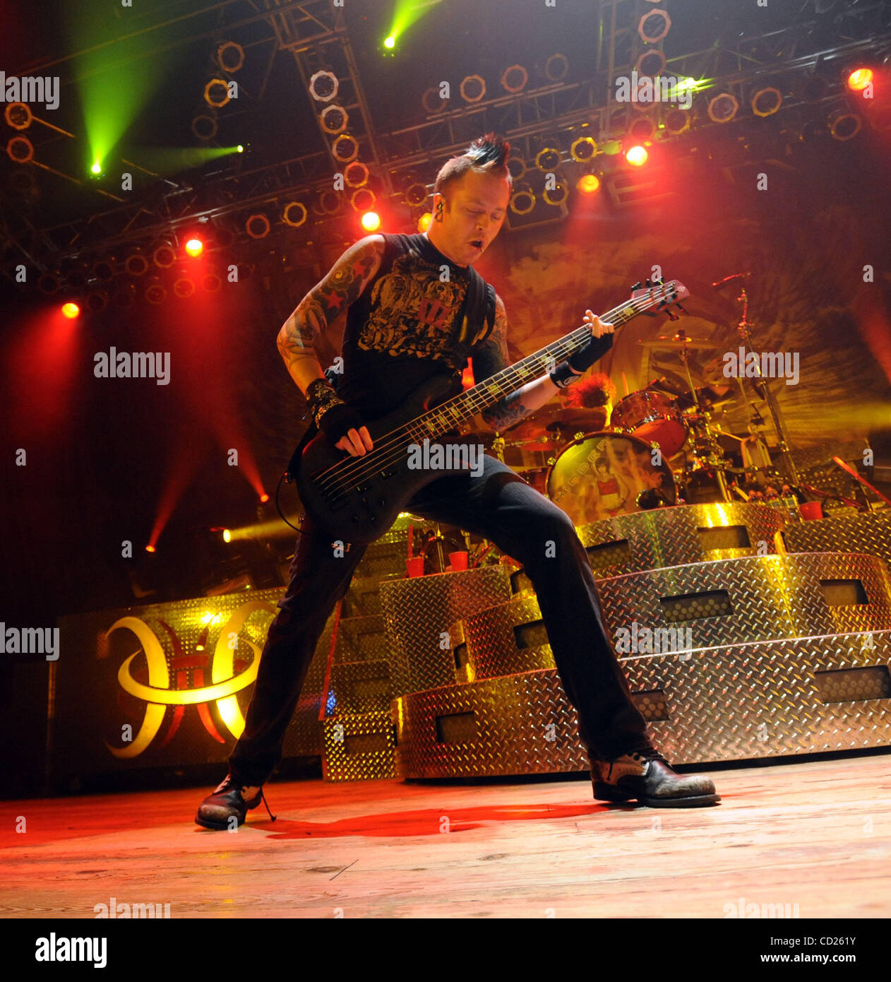 Nov 22, 2008 - Myrtle Beach, South Carolina; USA - Bass Guitarist MIKE ...