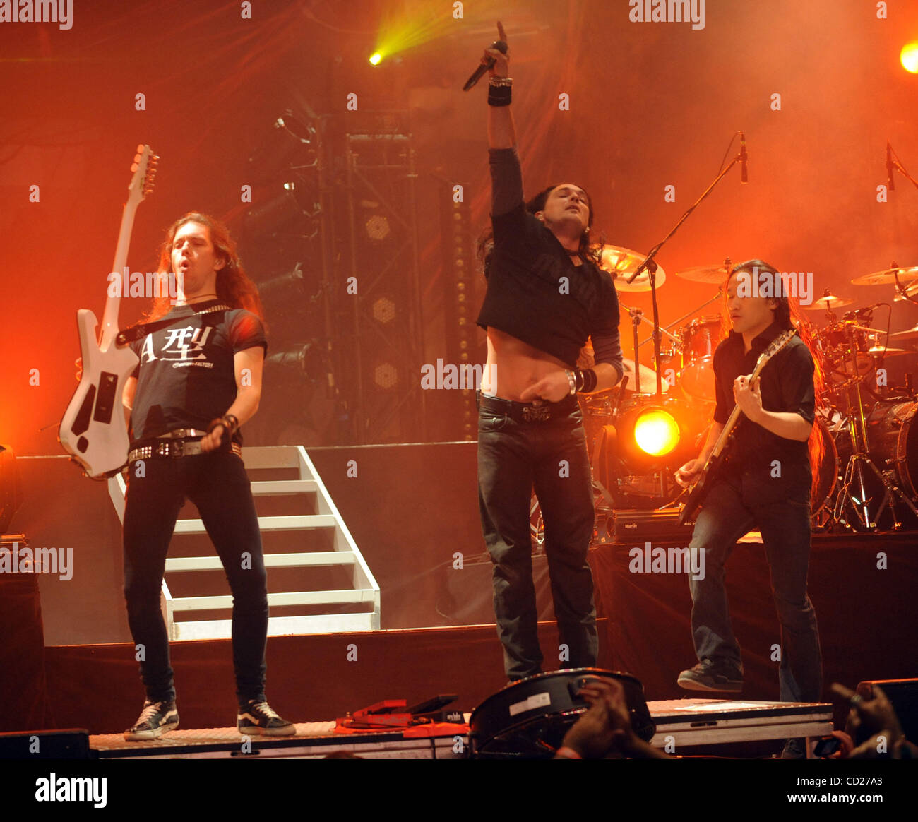 Nov 23, 2008 - Myrtle Beach, South Carolina; USA - (R-L) Guitarist ...