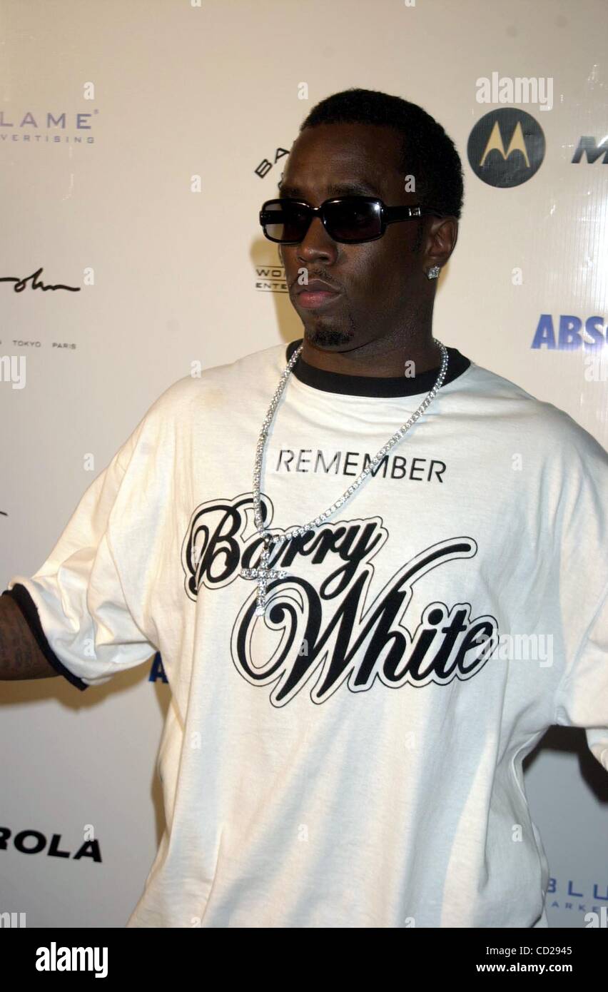 Aug. 28, 2003 - New York, New York, U.S. - K32469JKRON.SEAN P. DIDDY'S ...