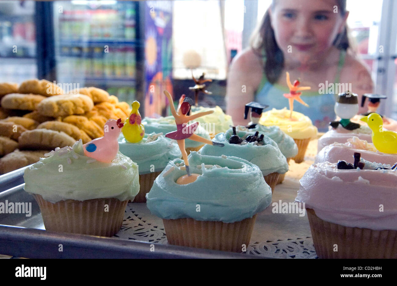 SAVANNAH, GA - JUNE 1: Carter Drake, 10, picks out a vintaged-topped ...