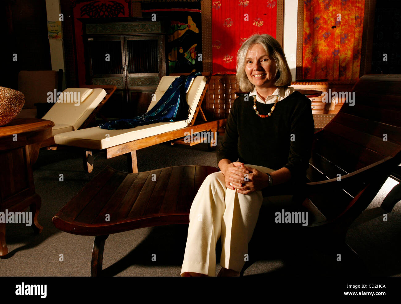 Barbara Russell is owner of Java Bay Imports on Main Street in downtown ...