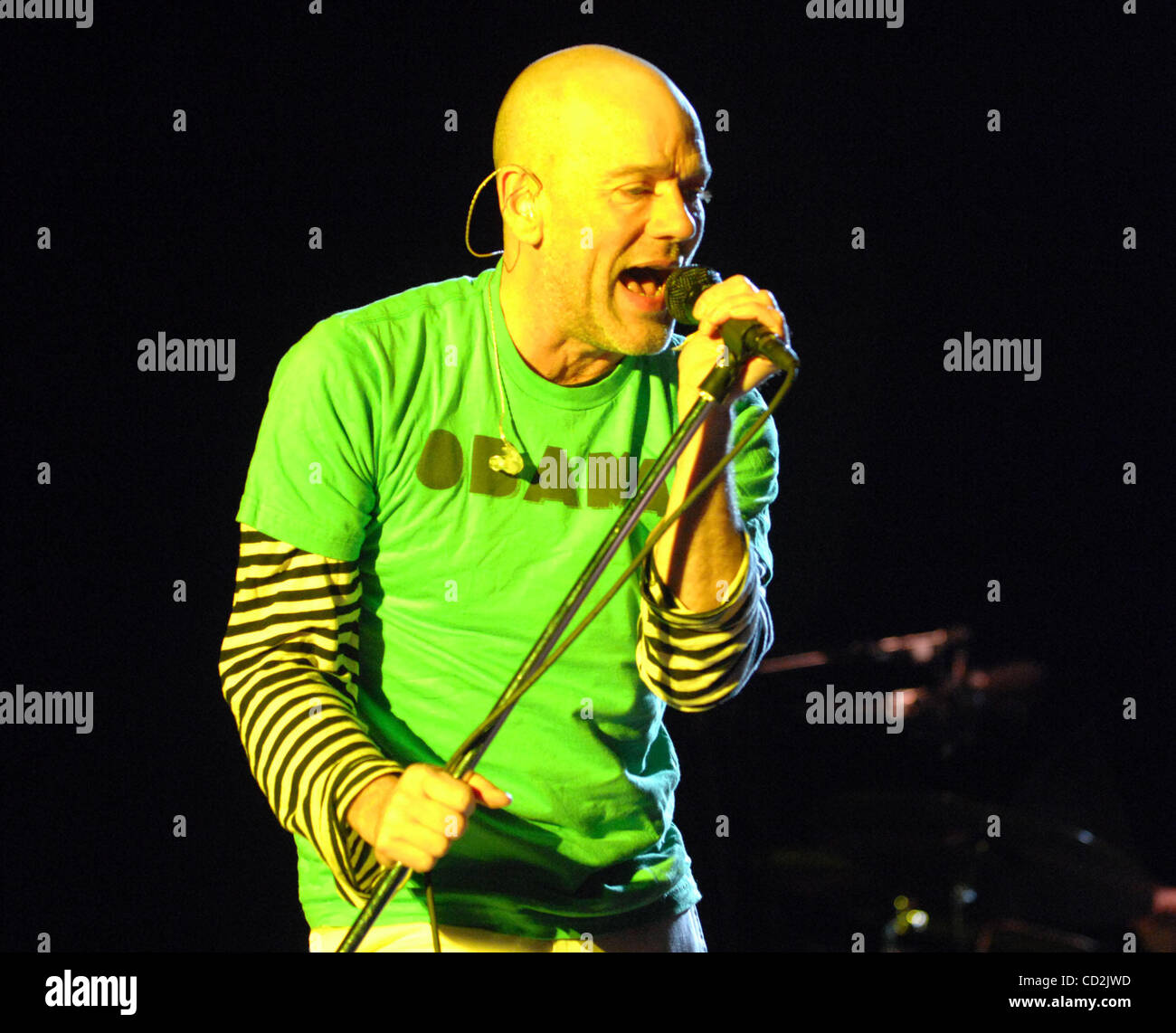 Mar 08, 2008 - Everglades, Florida, USA - Singer MICHAEL STIPE of the ...