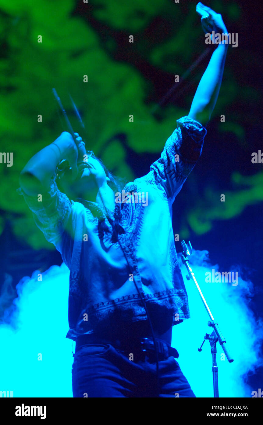 Mar 8, 2008 - Everglades, Florida, USA - Singer AARON BEHRENS of the ...