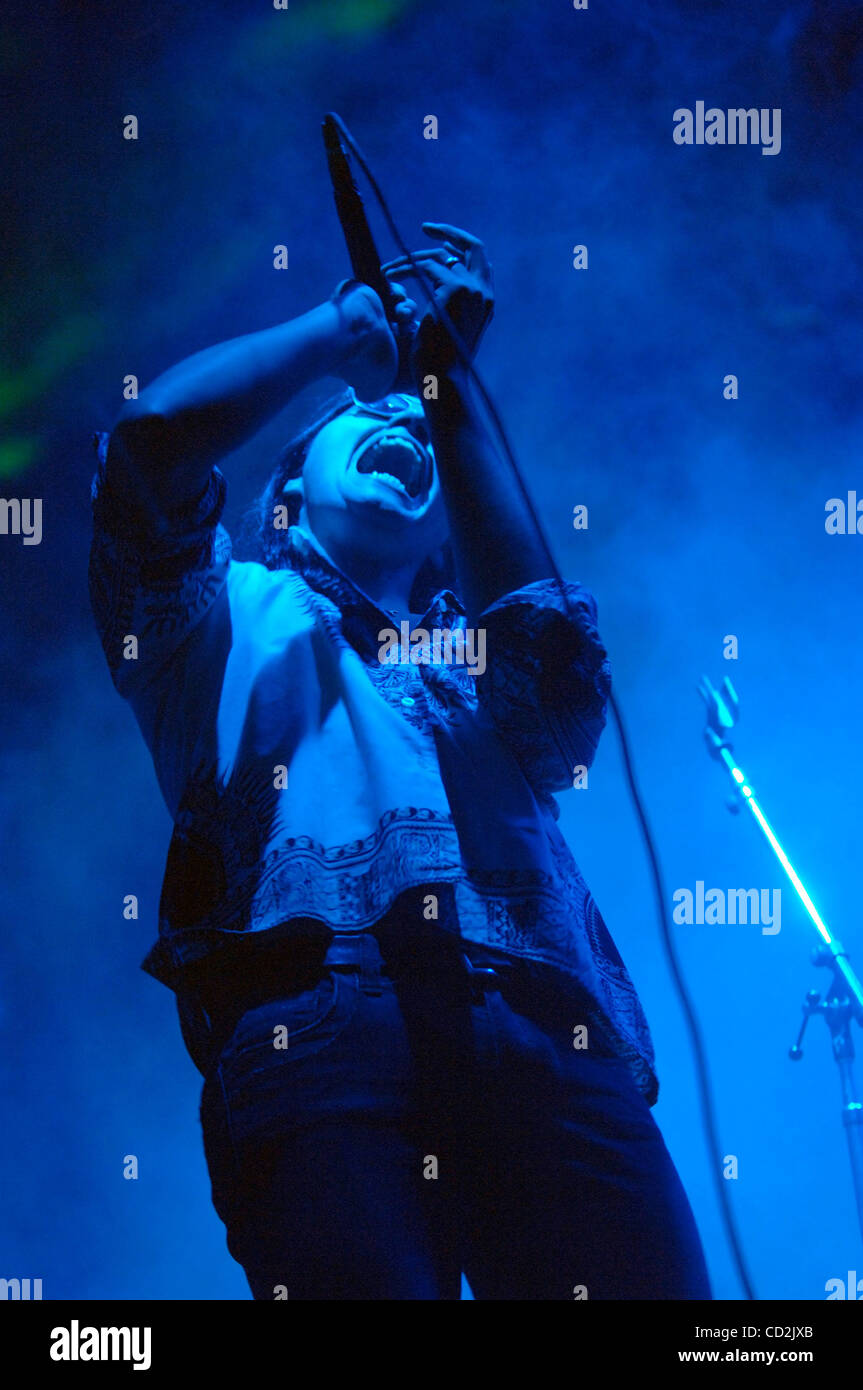 Mar 8, 2008 - Everglades, Florida, USA - Singer AARON BEHRENS of the ...