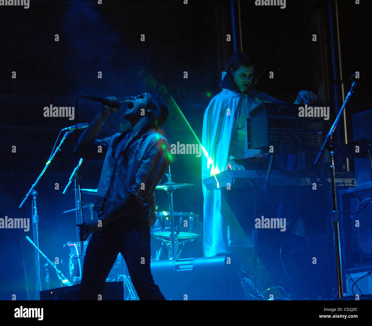 Mar 8, 2008 - Everglades, Florida, USA - (R-L) Singer AARON BEHRENS and ...