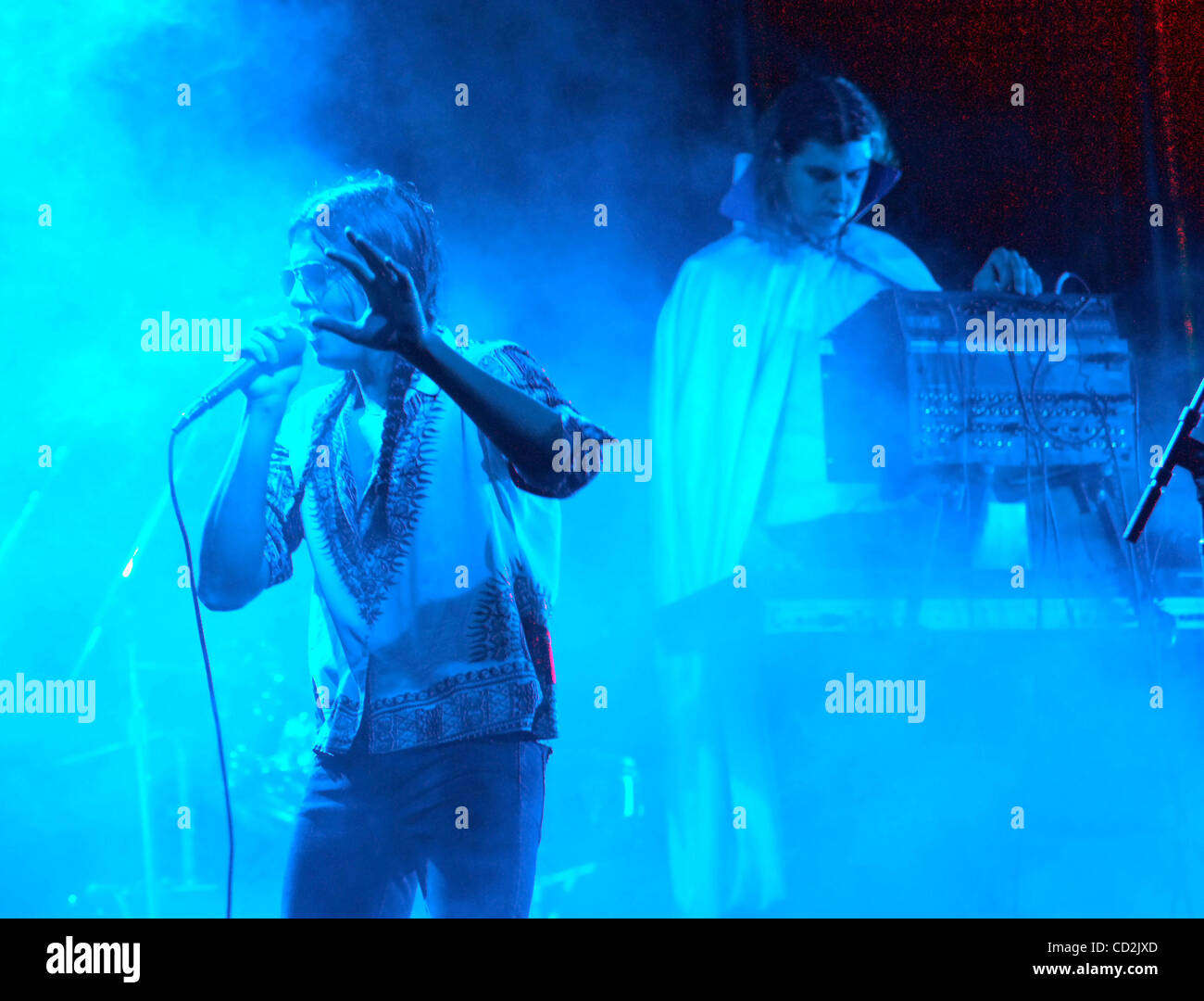 Mar 8, 2008 - Everglades, Florida, USA - (R-L) Singer AARON BEHRENS and ...