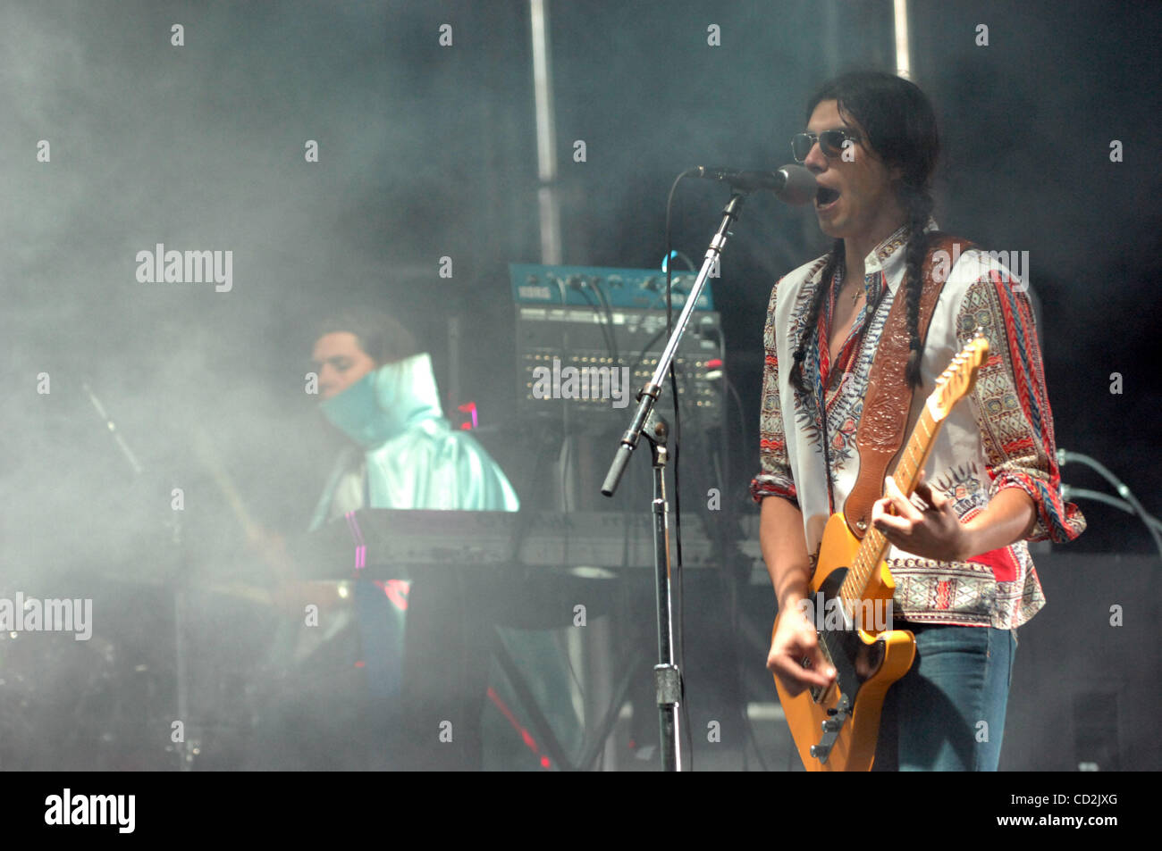 Mar 8, 2008 - Everglades, Florida, USA - (R-L) Singer AARON BEHRENS and ...