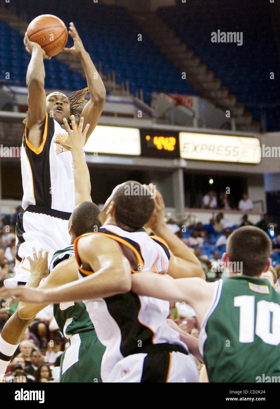 Saturday, March 8, 2008, McClymonds High School's Damon Powell takes a ...