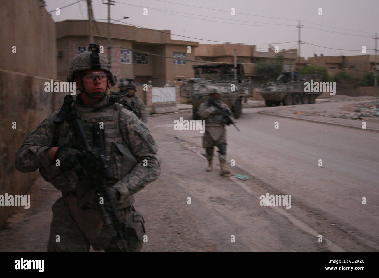 Mar 09, 2008 - Dora District, Baghdad, Iraq - A Soldier from Nemesis ...