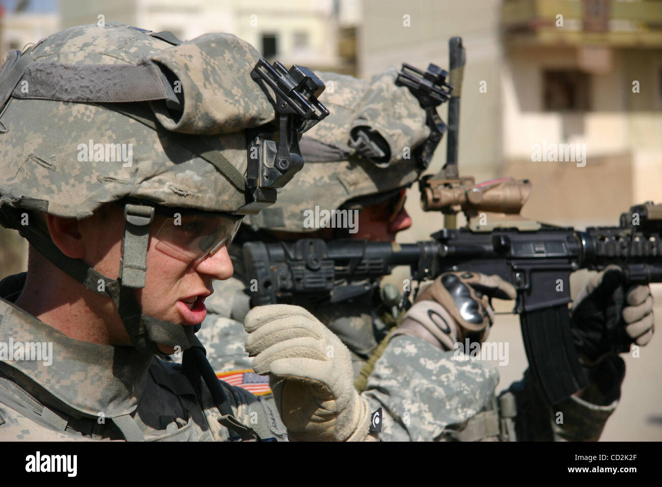 Mar 09, 2008 - Dora District, Baghdad, Iraq - Soldiers of 3rd Platoon ...
