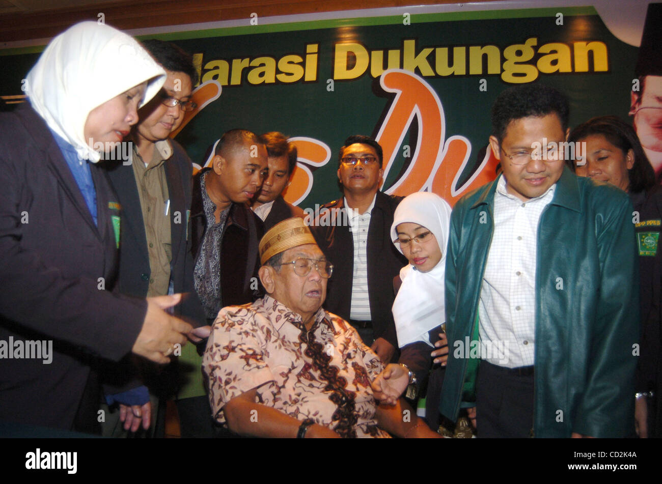 Former Indonesia President KH ABDURRAHMAN WAHID a known as GUS DUR ...
