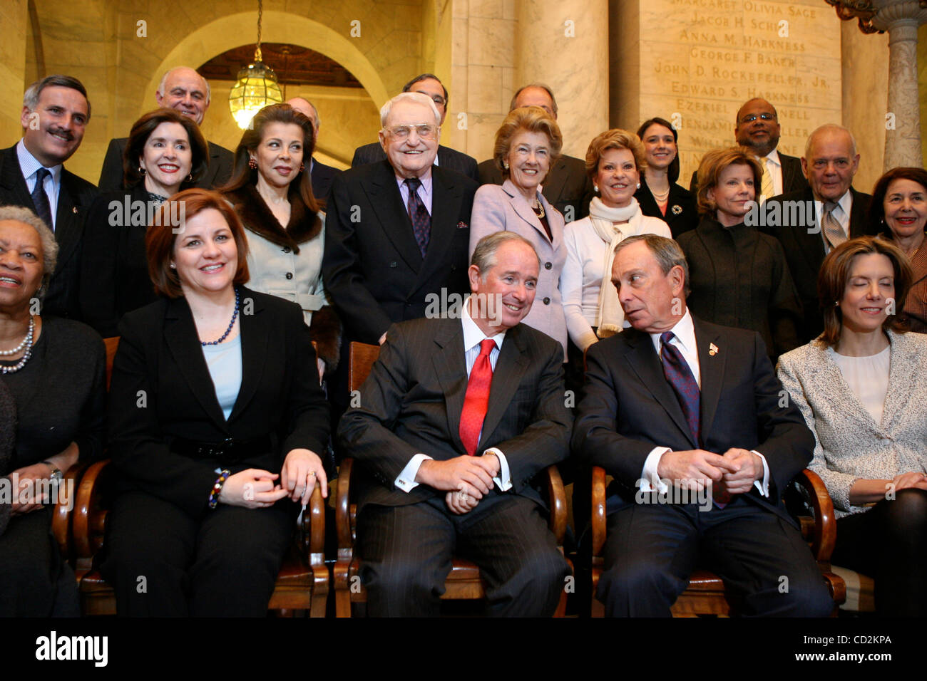 NYC Mayor Michael Bloomberg attends to the NY Public Library event ...