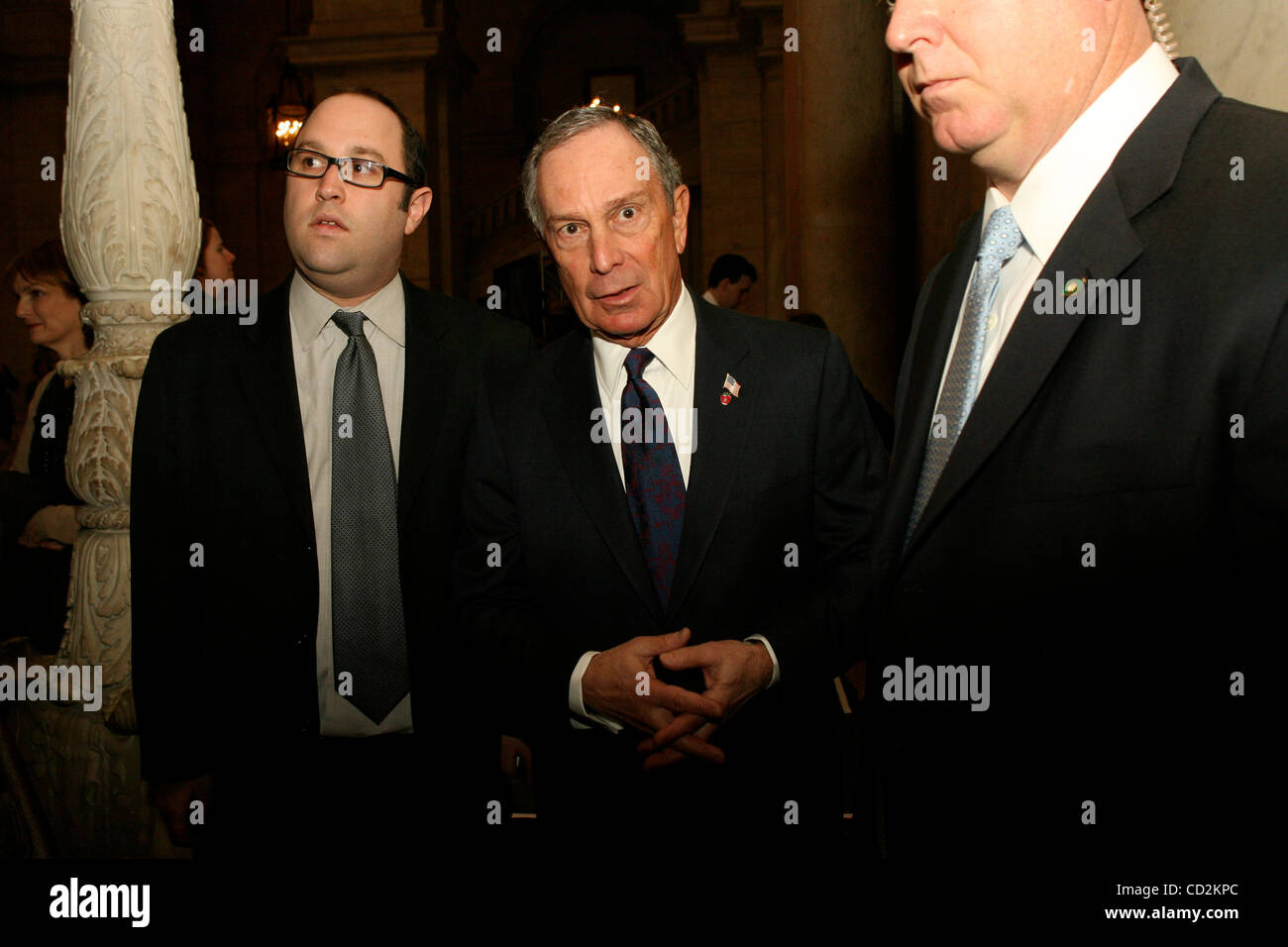 NYC Mayor Michael Bloomberg attends to the NY Public Library event ...