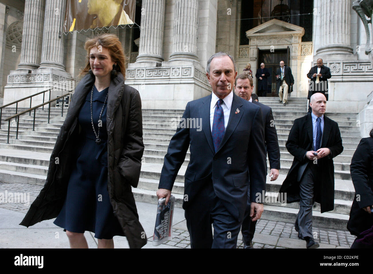 NYC Mayor Michael Bloomberg attends to the NY Public Library event ...