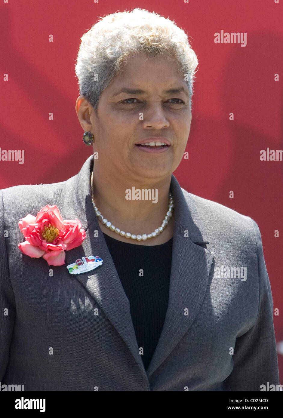 Atlanta Mayor Shirley Franklin at the opening of the new World of Coca ...