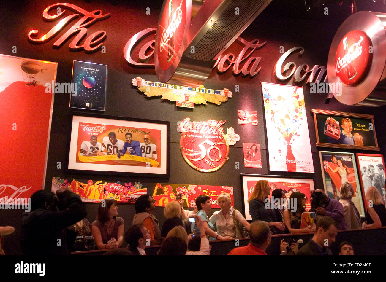 The Coca-Cola Loft area of the new World of Coca-Cola museum in Atlanta ...