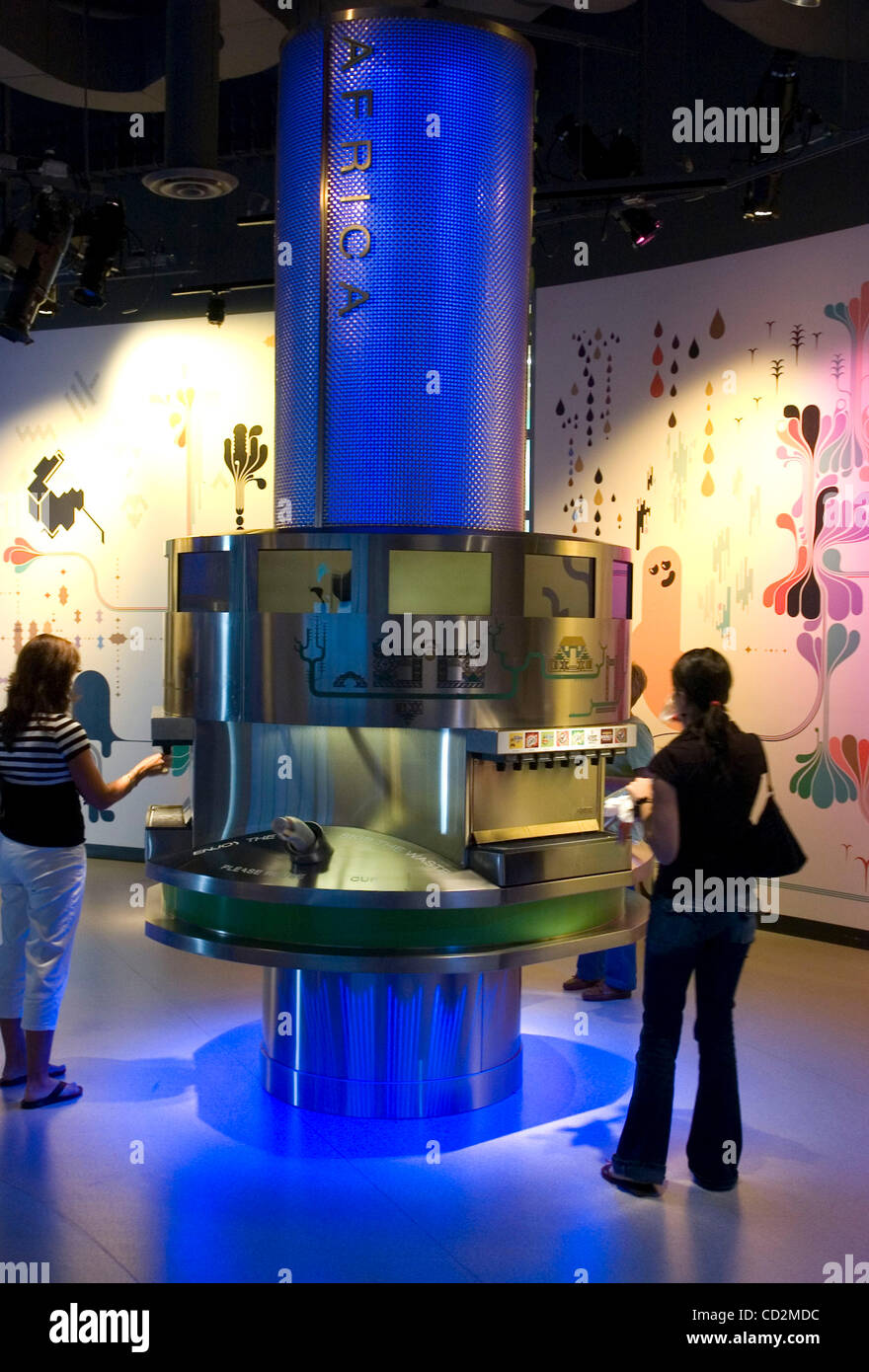 ATLANTA, GA - JULY 21: The Taste It! drink sample area of the new World ...