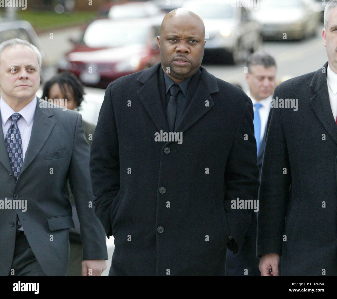 Undercover cop Marc Cooper arriving court after lunch break at the ...