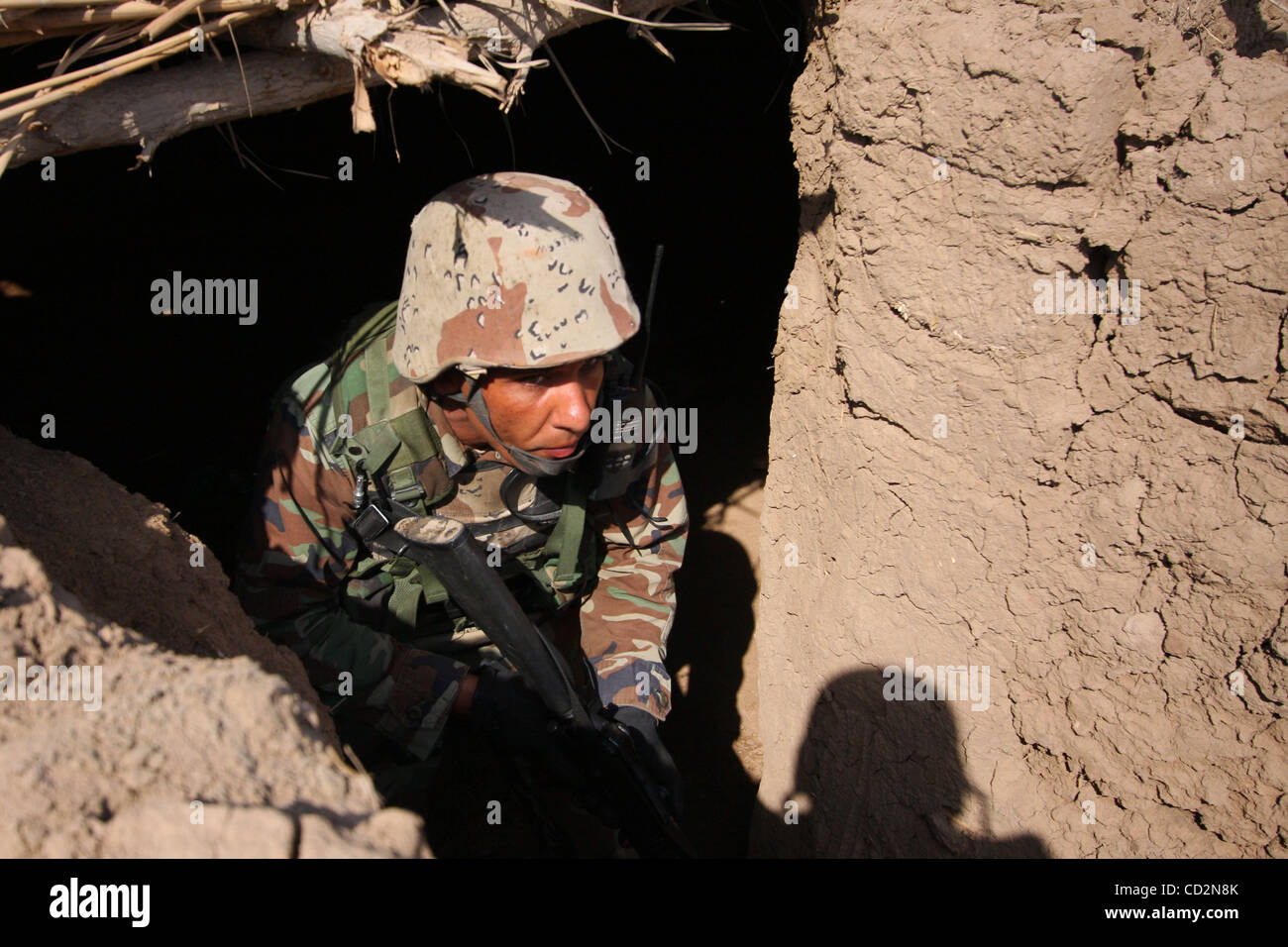 Mar 14, 2008 - Taji district, Baghdad, Iraq - A soldier of the Iraqi ...