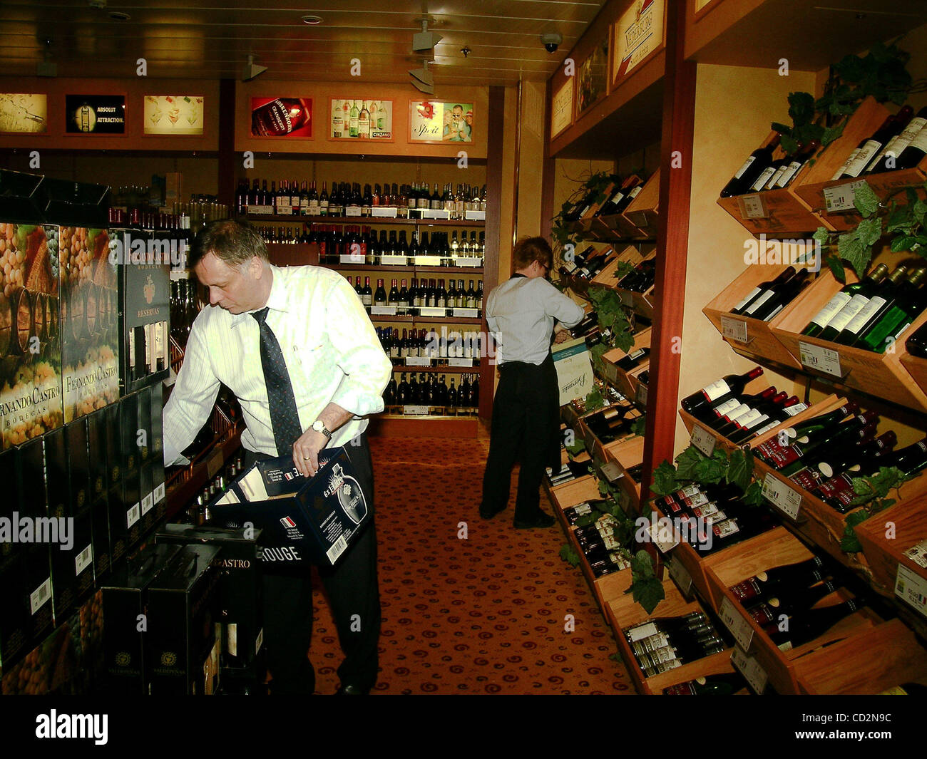 onboard the Birka Paradise cruise ship on it's way from Stockholm ...