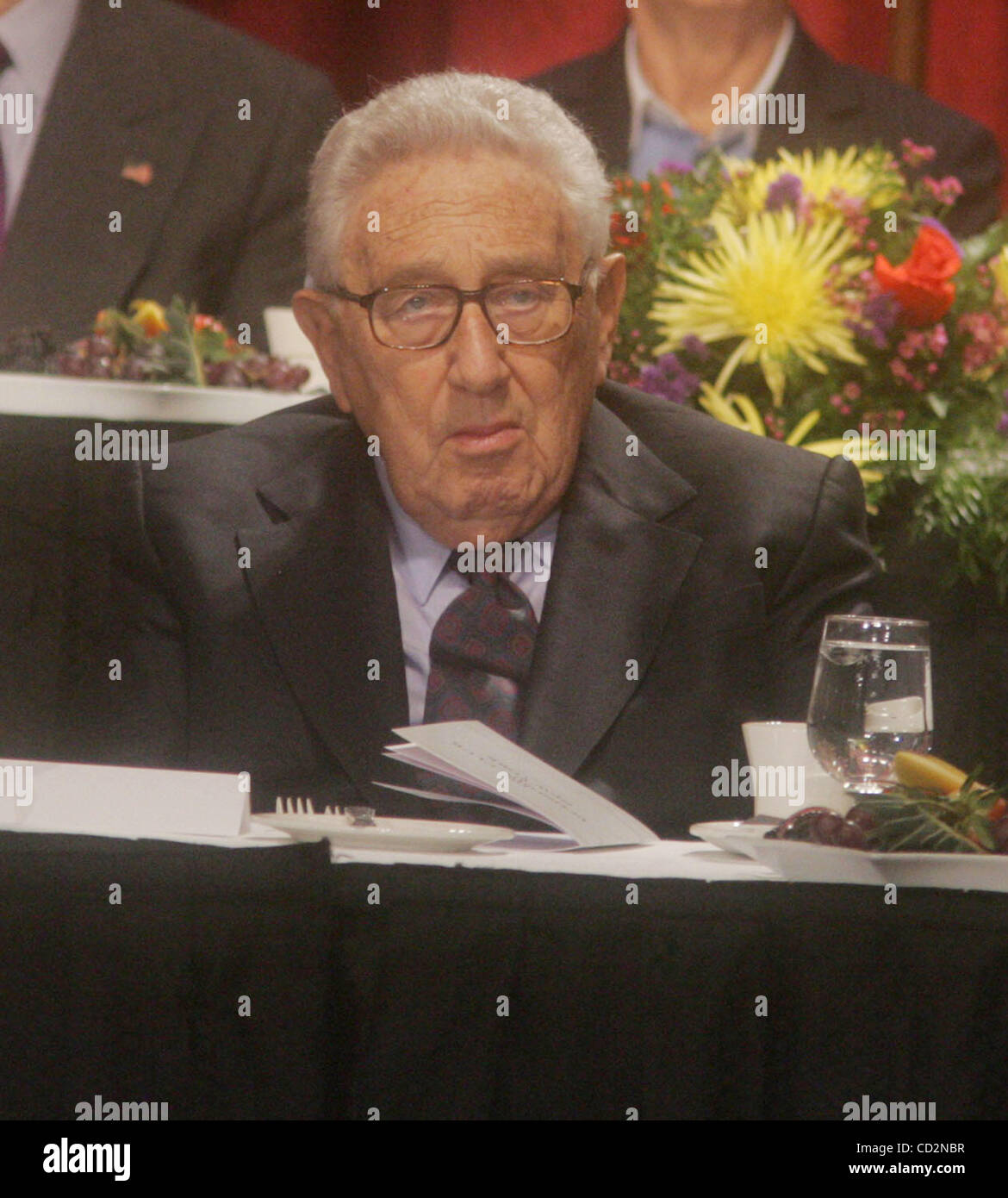 Mar 14, 2008 - New York, NY, USA - Dr. HENRY KISSINGER listens to ...
