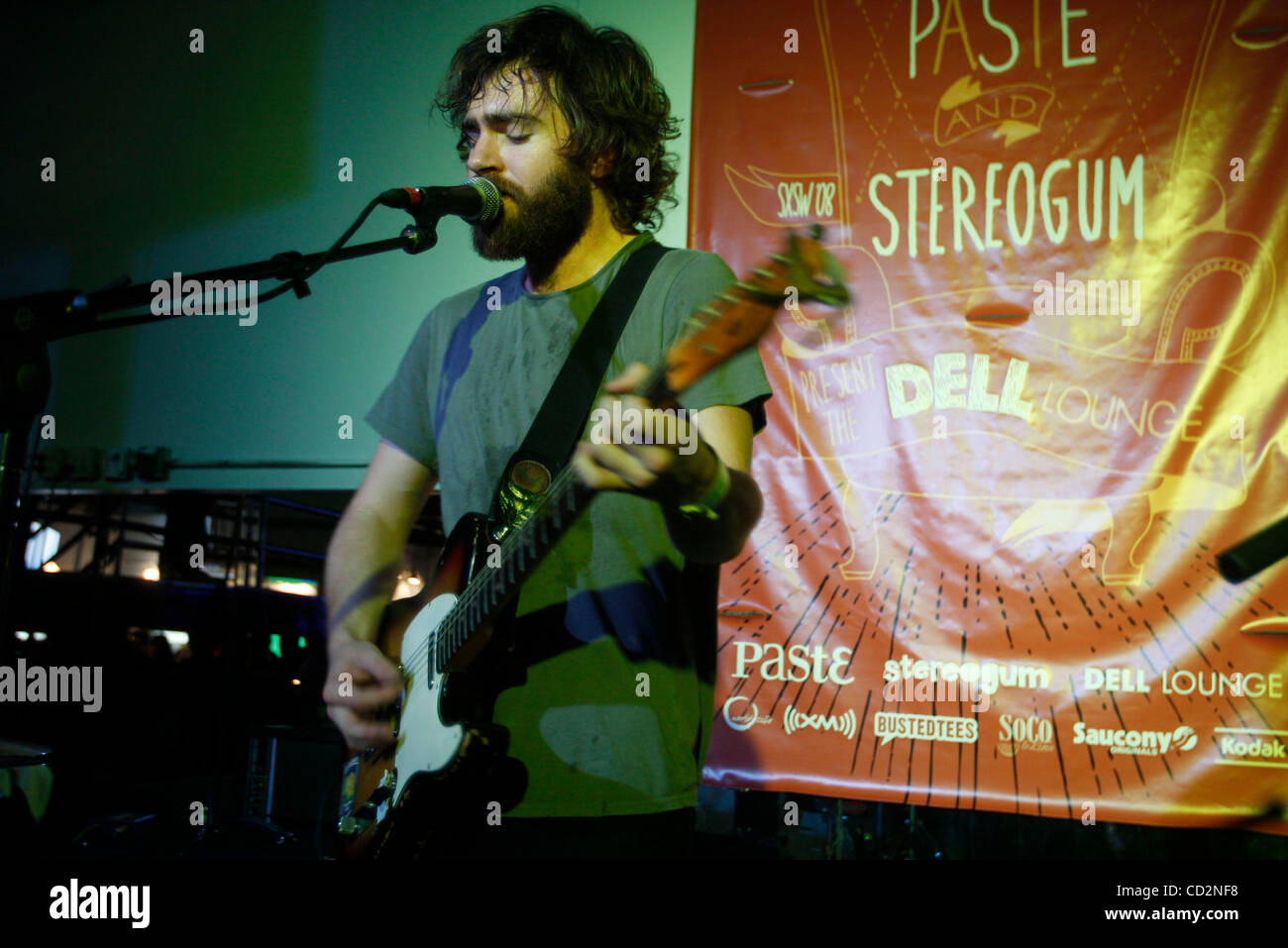 Liam Finn at Volume performing in Austin Texas on March 14, 2008 during ...