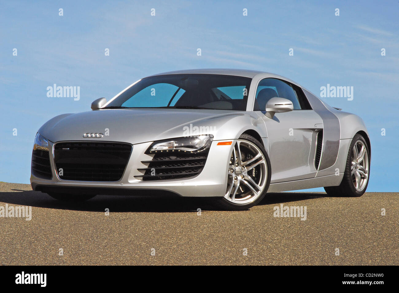 2008 Audi R8 right beauty portrait Stock Photo - Alamy