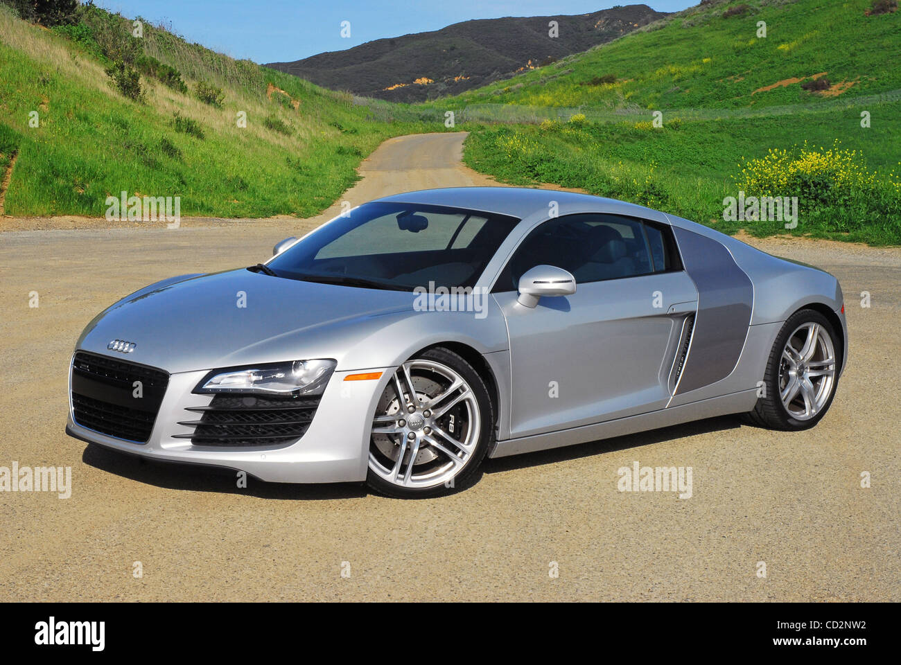 2008 Audi R8 right side beauty portrait Stock Photo - Alamy