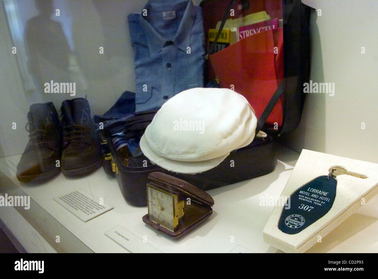 ATLANTA, GA - JULY 31: Artifacts on display of Martin Luther King Jr.'s ...