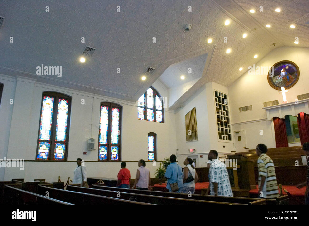 ATLANTA, GA - JULY 31: Ebenezer Baptist Church, where Martin Luther ...