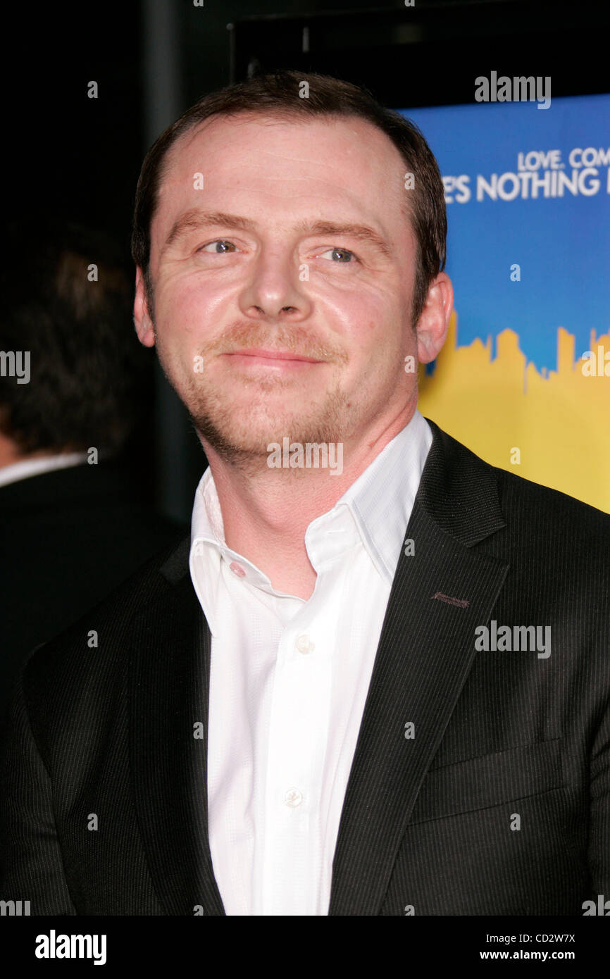 Mar 24, 2008 - Hollywood, California, USA - Actor SIMON PEGG arriving ...