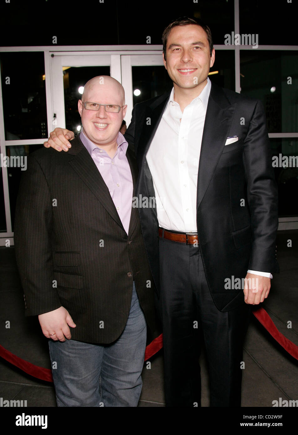 Mar 24, 2008 - Hollywood, California, USA - Actors MATT LUCAS & DAVID ...