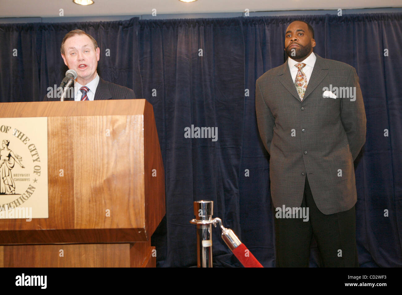 Mar 24, 2008 - Detroit, Michigan, USA - Detroit Mayor KWAME KILPATRICK ...