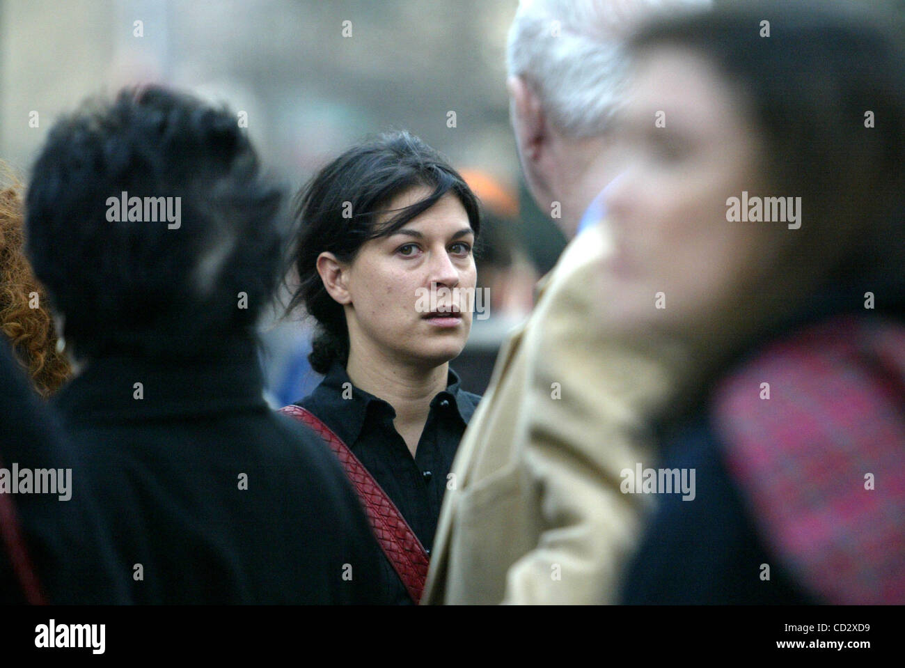 Linda Stein's daughter Mandy Stein. Linda Stein's family leaving court ...
