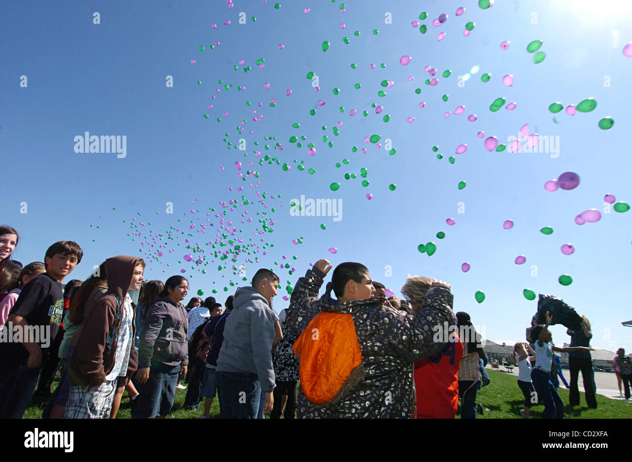 Balloons in classroom hi-res stock photography and images - Alamy