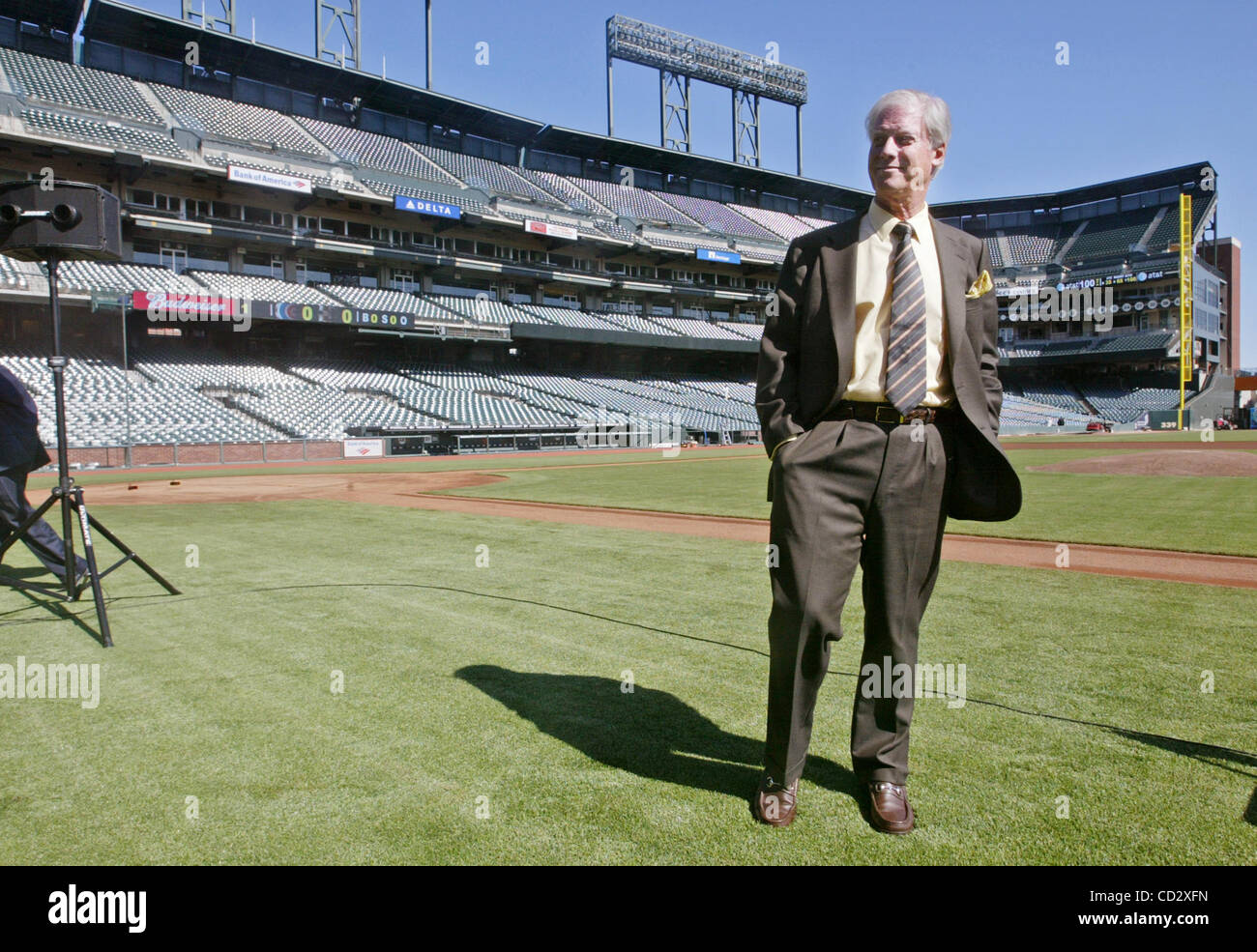 Giants' President and Managing General Partner Peter Magowan attends ...