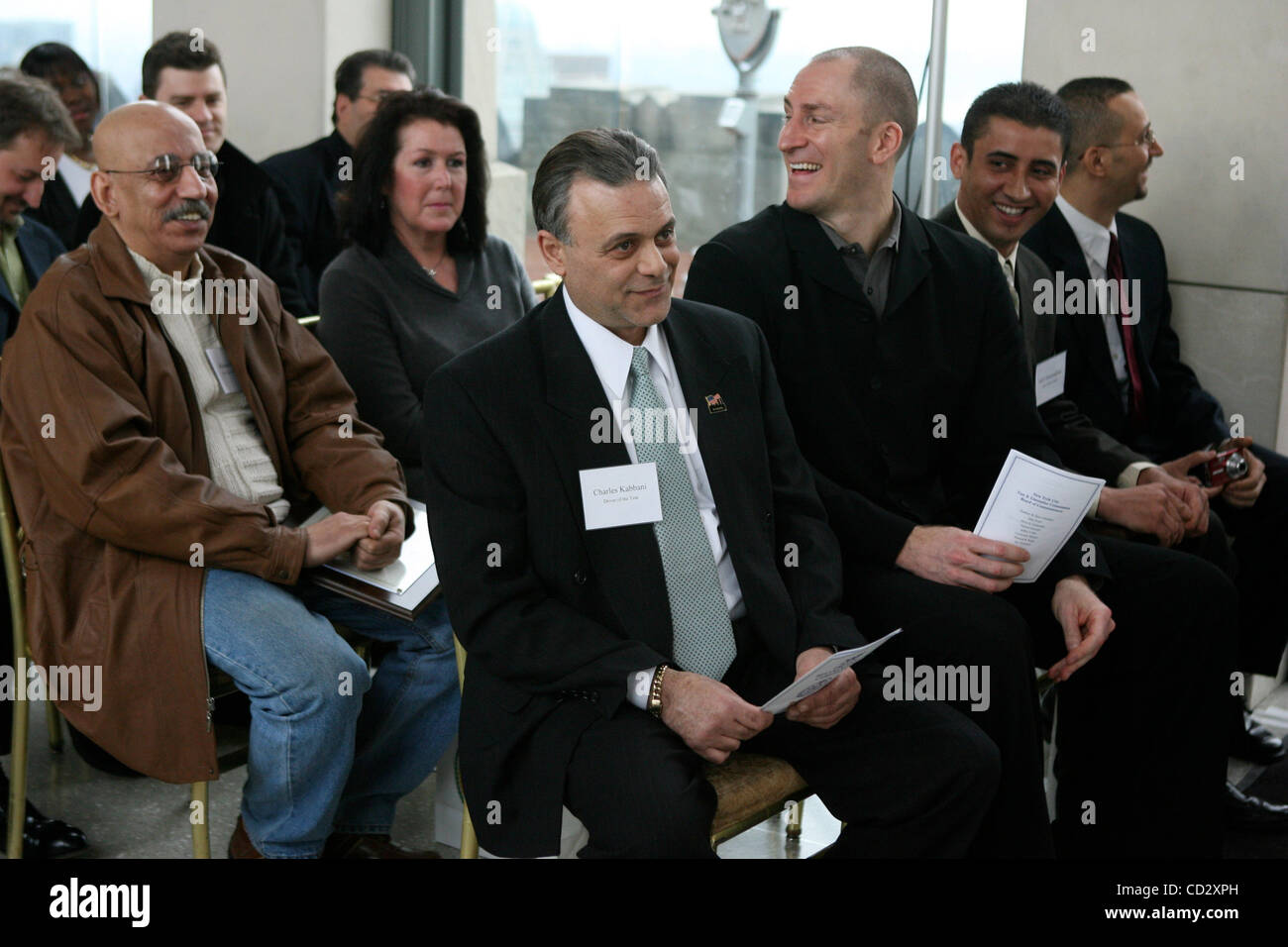 L/R: "Love Cab" award for Ahmed Ibrahim, Driver of the Year Charles ...