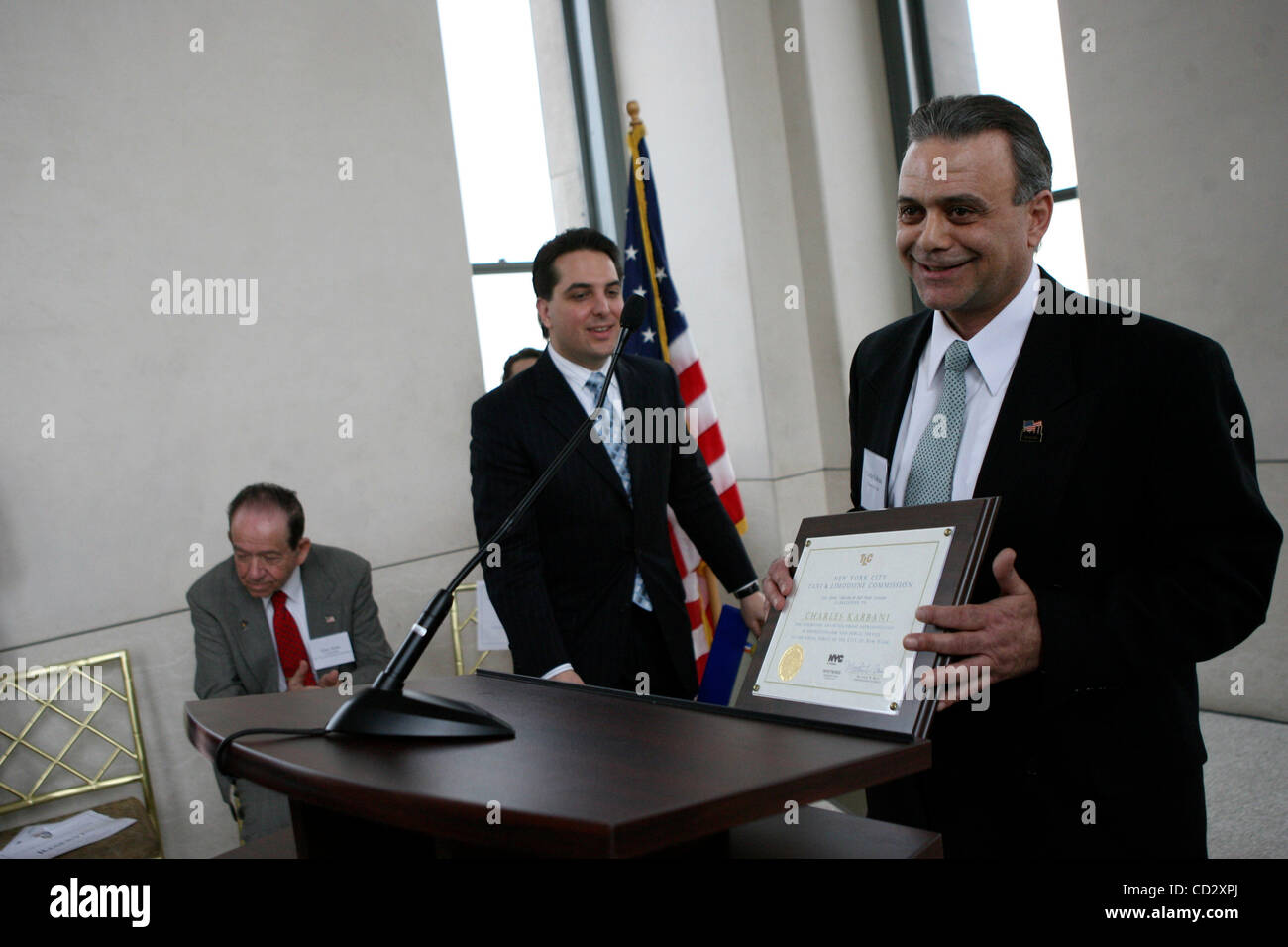 Driver of the Year Charles Kabbani is honored by TLC Chairman Matthew ...