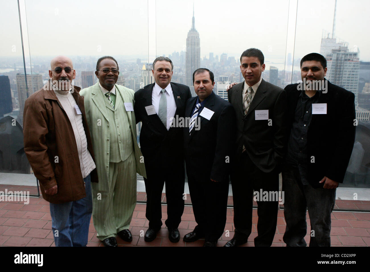 L/R: "Love Cab" Ashmed Ibrahim, "Customer Care" Mark Thomas, "Driver of ...
